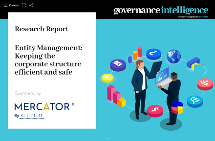Entity Management: Keeping the corporate structure efficient and safe | Governance Intelligence